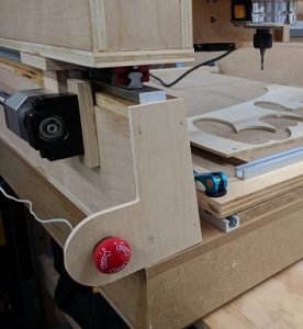 Emergency Stop Switch Installed – DIY CNC Design